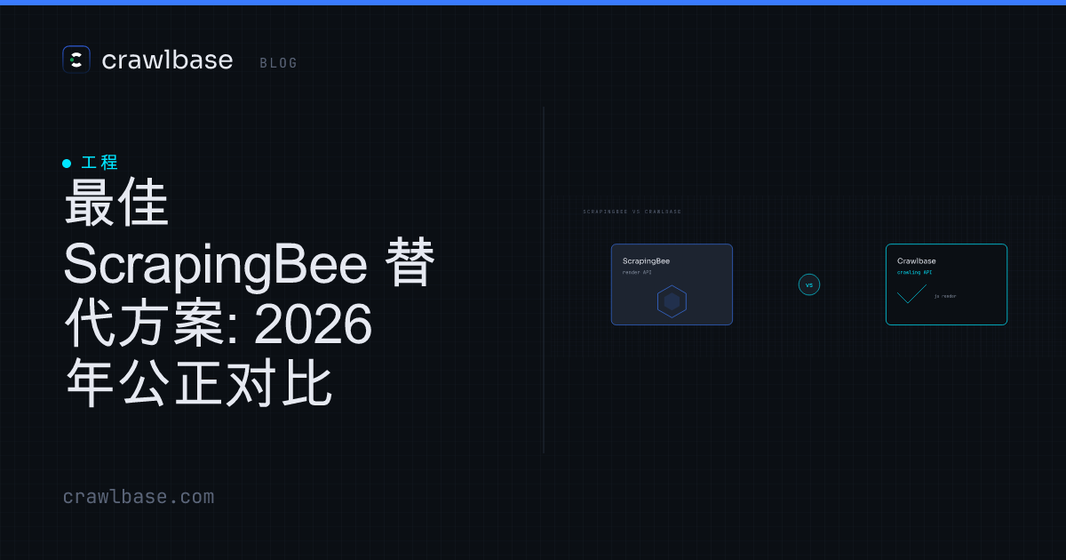 最佳 ScrapingBee 网页抓取替代方案 · Crawlbase Blog